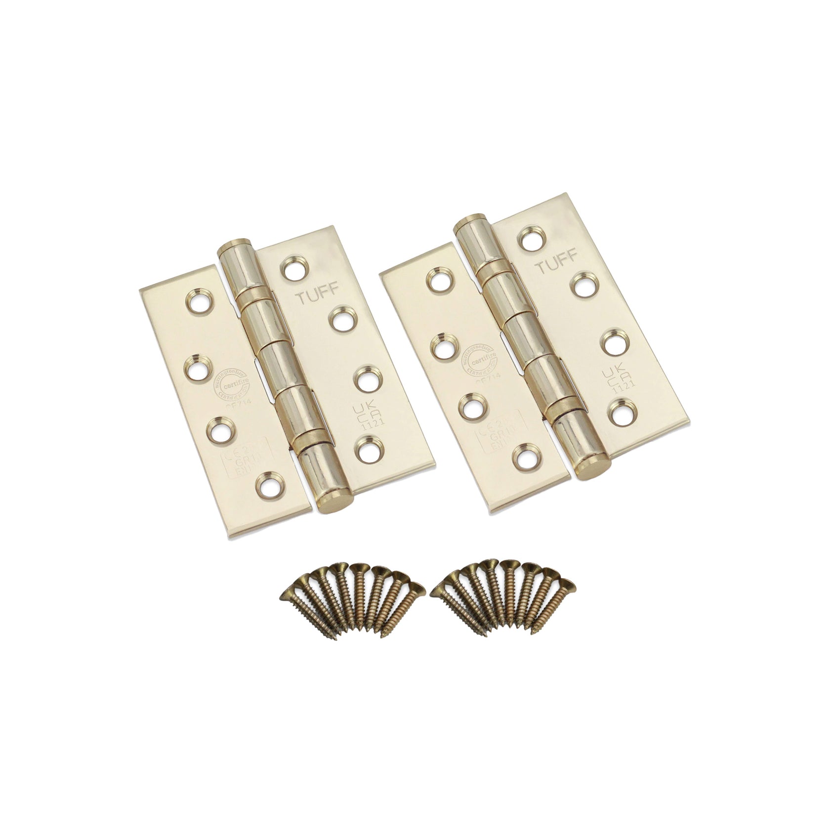 CE13 Stainless Steel BB Hinge - Electro Brass – Infinity Decor