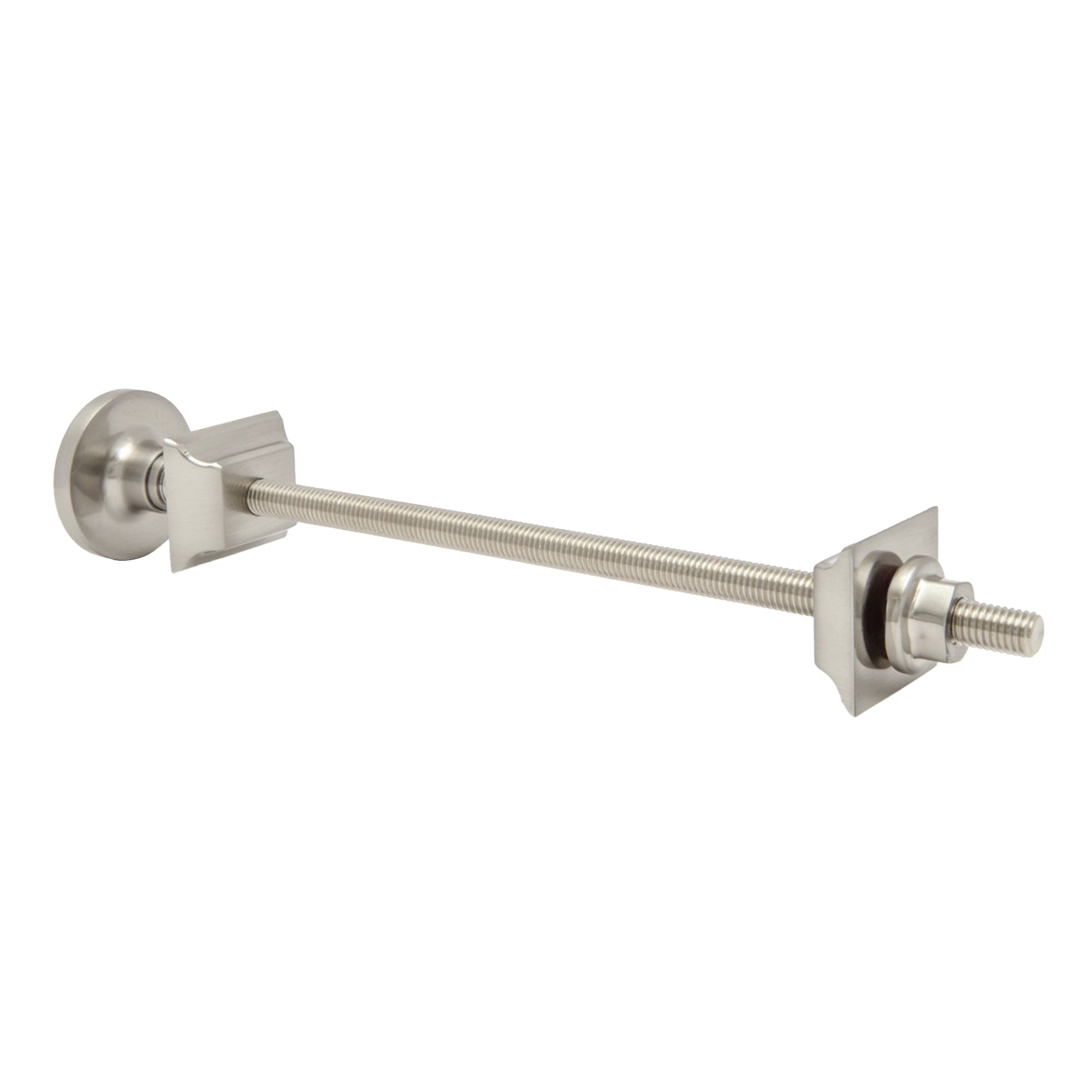 Cast Iron Radiator Brass Wall Stay Bracket Satin Nickel – Infinity Decor