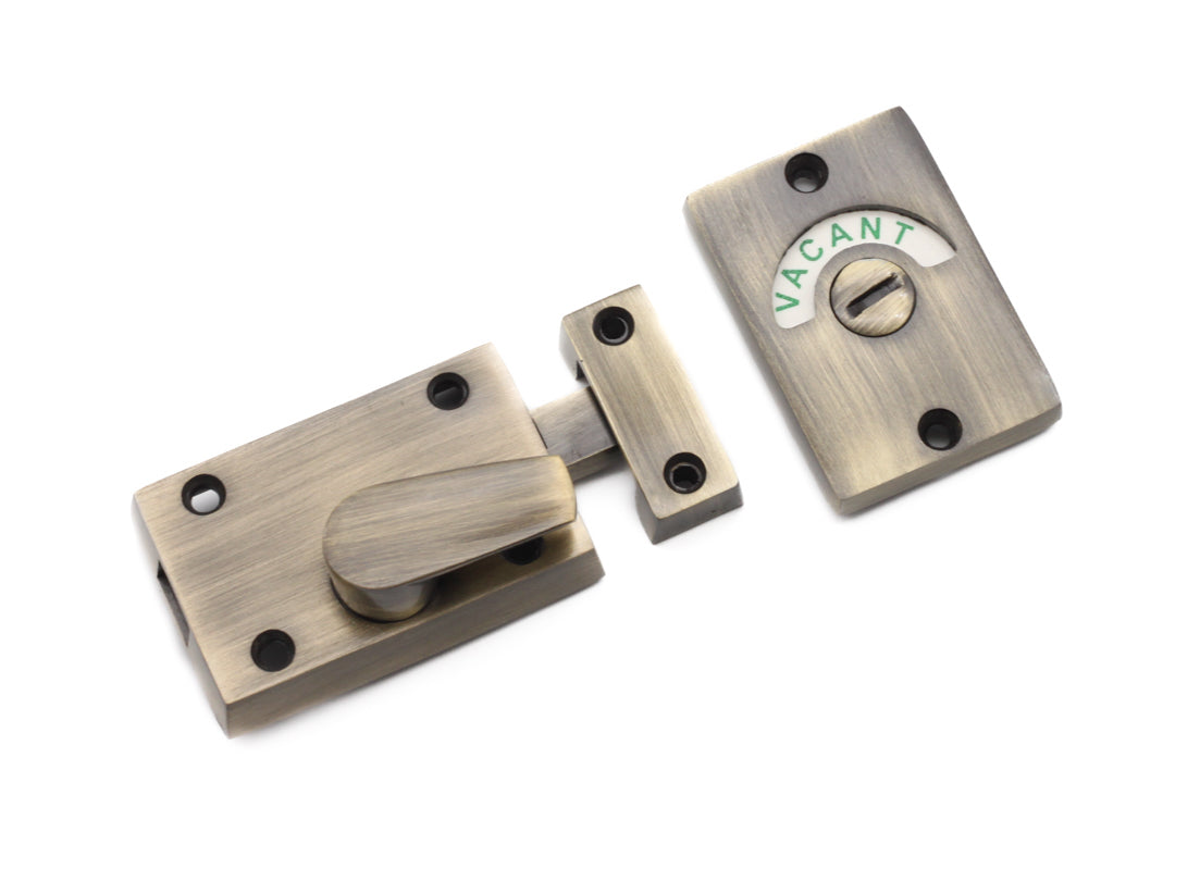 Indicator Bolt Latch Antique Brass – Infinity Decor